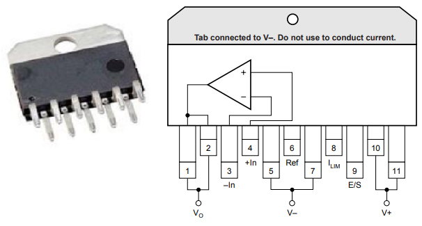OPA549 Operational Amplifier: Pinout, CAD Model and Datasheet