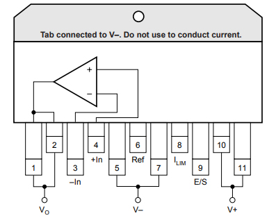 OPA549 Operational Amplifier: Pinout, CAD Model and Datasheet