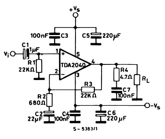 TDA2040 Hi-Fi Audio Power Amplifier: Replacement, Circuit and Datasheet