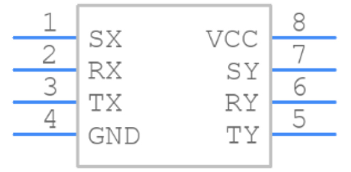 P82B96 Bipolar IC: Pinout, 3D Model and Datasheet