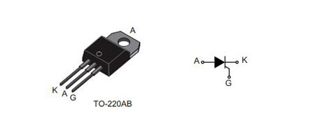 TYN612 Thyristor: Application Circuit, Datasheet, Pinout