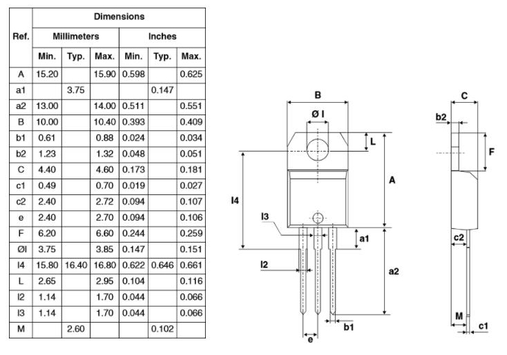 TYN612 Thyristor: Application Circuit, Datasheet, Pinout