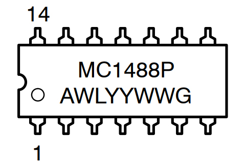 MC1488 Line Driver: Pinout, Equivalent and Datasheet