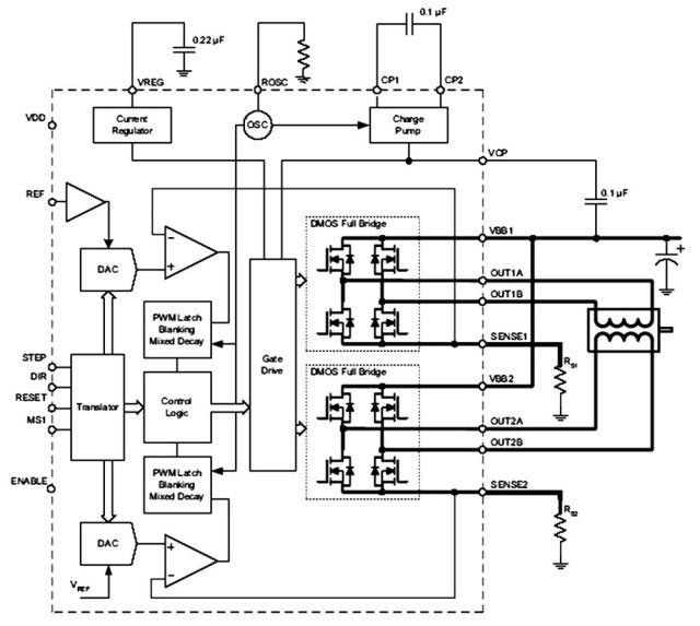 Noise Reduction in Stepper Motors