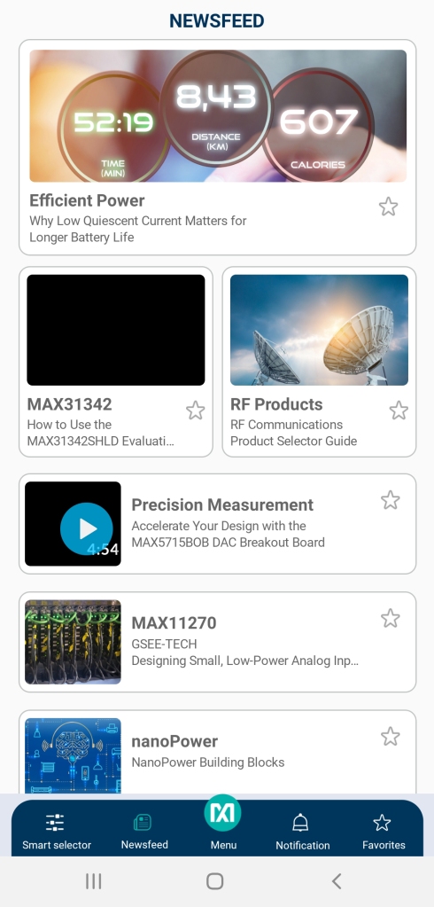 Designing with Maxim’s Essential Analog Mobile App