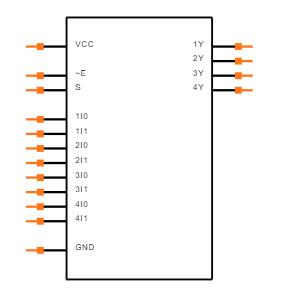 74HC157 Quad 2-input Multiplexer: Pinout, Datasheet and Circuit