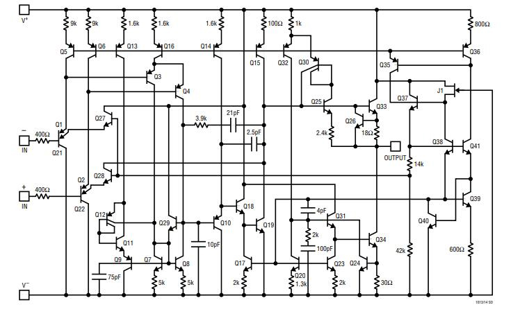 LT1014 Quad Precision Op-Amp: Pinout, Datasheet, Circuit