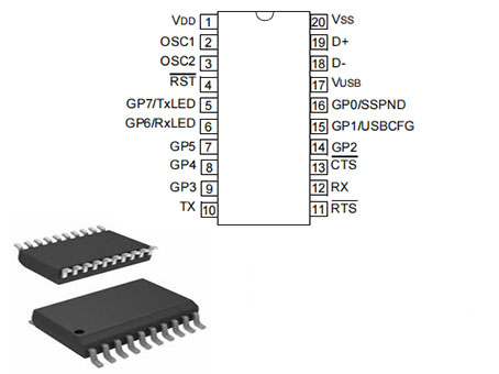 MCP2200 Converter: Features, Pinout, and Datasheet