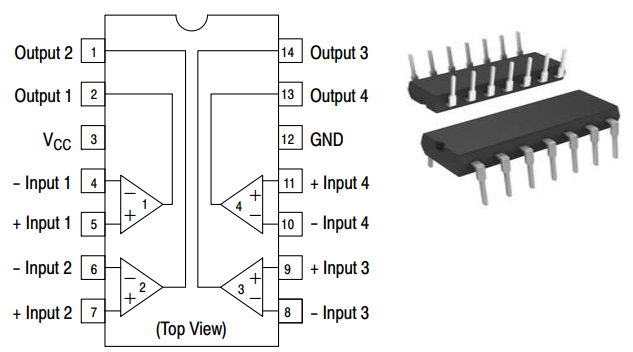 LM339S Quad Comparator: Pinout, Applications and Datasheet