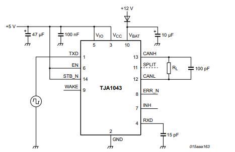 TJA1043 High-speed Can Transceiver: Datasheet, Application Hints, Test ...