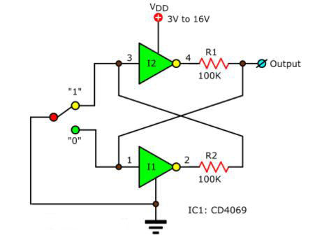 CD4069 Inverter CMOS: Pinout, Datasheet pdf and Circuit