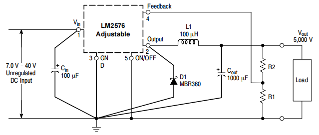LM2576T Regulator: Circuit, Pinout, and Datasheet