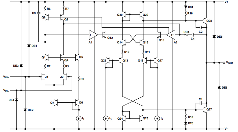 ADA4610-2 JFET Dual Op-Amp: Pinout, Equivalent and Datasheet
