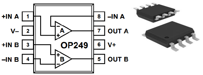OP249 Dual Op-Amp: Pinout, Applications and Datasheet