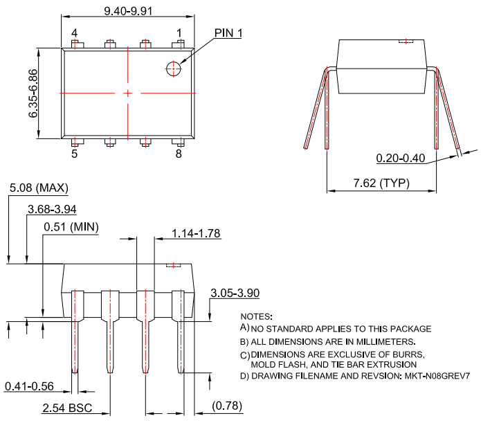 6N138 Optocouplers: Features, Pinout, and Datasheet