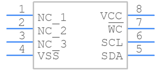 M24C16-R EEPROM: Pinout, Equivalent and Datasheet