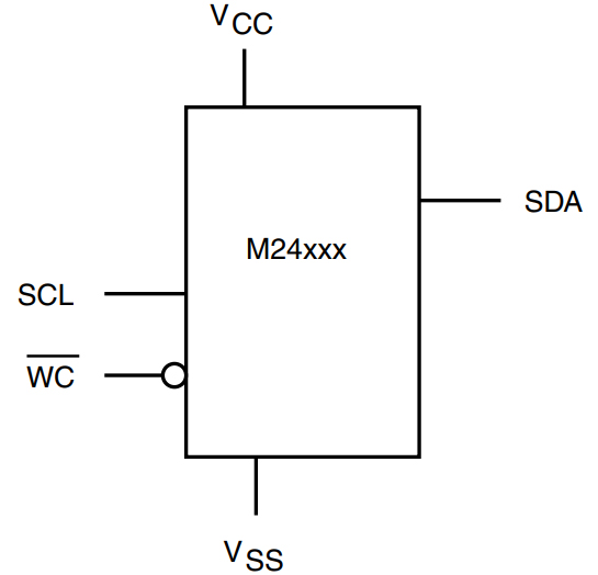 M24C16-R EEPROM: Pinout, Equivalent and Datasheet