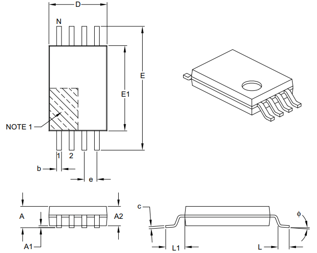AT24C08C EEPROM: Pinout, Equivalent and Datasheet
