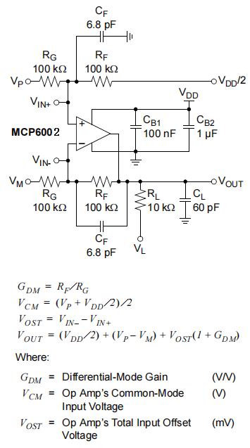 MCP6002 Op Amp: Circuits, Pinout, and Datasheet