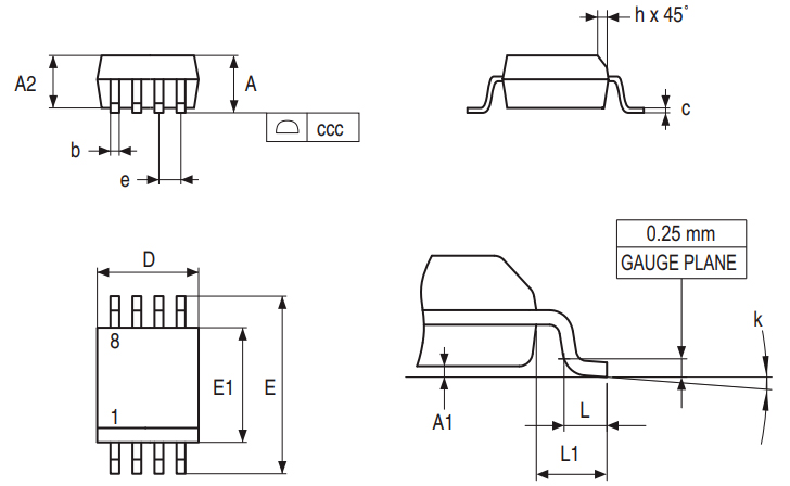 M95M01-R EEPROM: Pinout, Equivalent and Datasheet