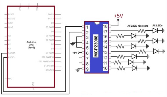 MCP23008 Expander: Features, Pinout, and Datasheet