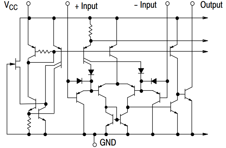 LM2901 Quad Comparator: Pinout, Equivalent and Datasheet