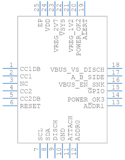 STUSB4500 USB PD Controller: Pinout, Features and Datasheet