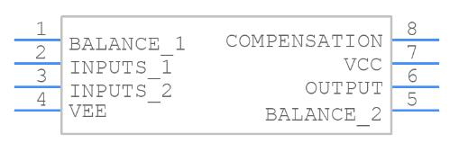 LM301AN Operational Amplifier: 1MHZ, DIP-8 LM301AN Amplifier, Circuit ...