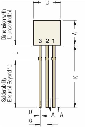 BC183 Bipolar NPN Transistor: 30V, 01A, TO92, BC183 Transistor Pinout ...