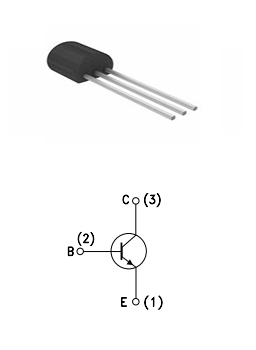 Transistor PN2222A Silicon NPN Audio Amplifier: Pinout, Datasheet, and ...