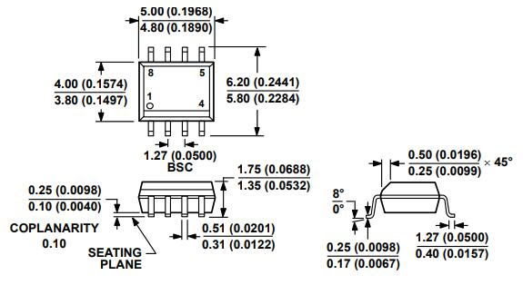 AD8226 Instrumentation Amplifier: Rail-to-Rail Output, 8SOIC AD8226 ...