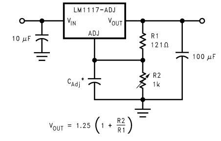 LM1117T Low Drop-out Regulator: LM1117T 3.3V Pinout, Circuit and Datasheet pdf