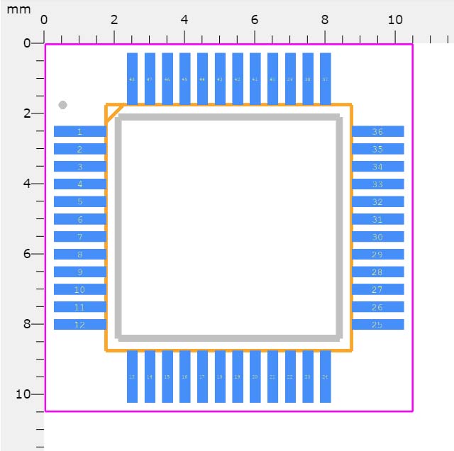 STM32F072C8T6 Microcontroller: 48MHz, 48-LQFP, Pinout and Datasheet