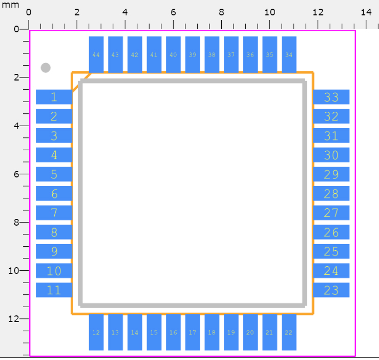 ATMEGA32U4-AU Microcontroller: Schematic, Pinout, and Datasheet