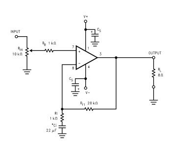 LM3875 Amplifier: LM3875, Datasheet, LM3875 vs. LM3886