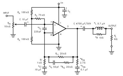 LM3875 Amplifier: LM3875, Datasheet, LM3875 vs. LM3886