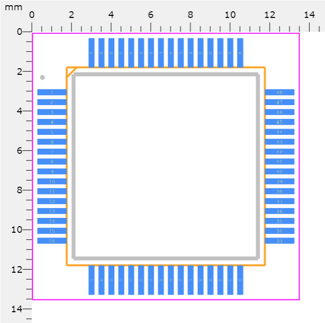 STM32F103R8T6 Microcontroller: 72MHz,64-LQFP, Pinout and Features