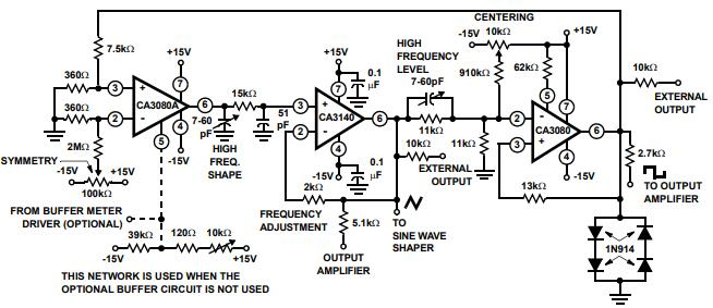 CA3140E Circuit - 8-PDIP IC OPAMP GP 1：Datasheet, Circuit, Pinout, and ...