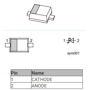 BAT54J Diode: SOD323F, 30V, Datasheet, Pinout, Application