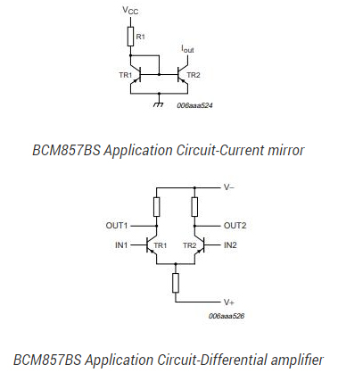 BCM857BS Transistor: SOT363 Package, BCM857BS Datasheet, Pinout