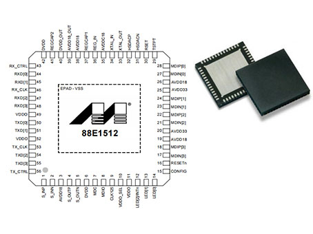 88E1512-A0-NNP2C000 Energy-Efficient Ethernet Transceiver: Features ...