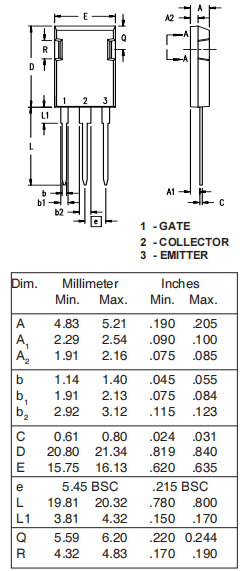 IXBK55N300 Monolithic Bipolar MOS Transistor: Package, Pinout, and ...