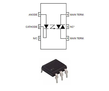 MOC3021M Optocoupler: Circuit, Pinout, and Datasheet