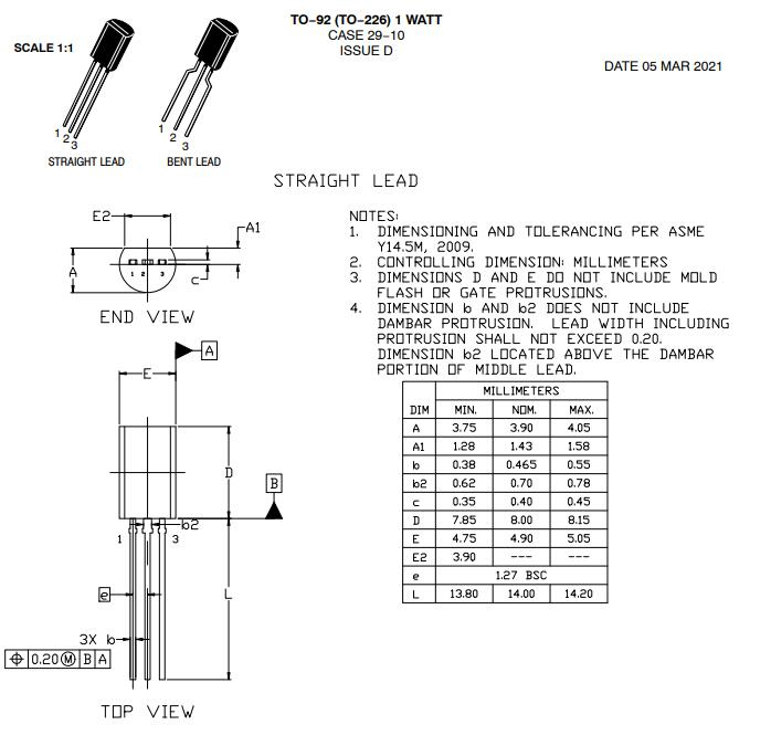 TL431CLP IC Adjustable ±2.2% 100 mA TO-92-3: Datasheet, Pinout, and ...