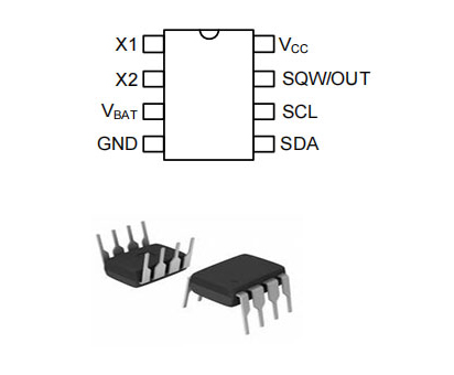 DS1307N Real-Time Clock: Circuit, Pinout, and Datasheet