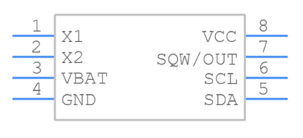 DS1307N Real-Time Clock: Circuit, Pinout, and Datasheet