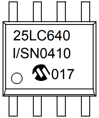 25LC640 64K SPI Bus Serial EEPROM: Pinout, Equivalent and Datasheet