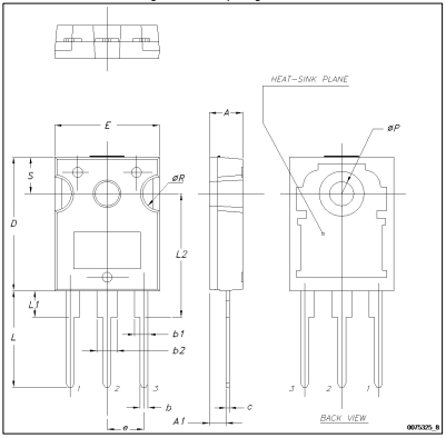 STTH6003CW: 60μA, 300V, Pinout and Datasheet