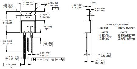 IRF4905PBF:pinout, datasheet, description