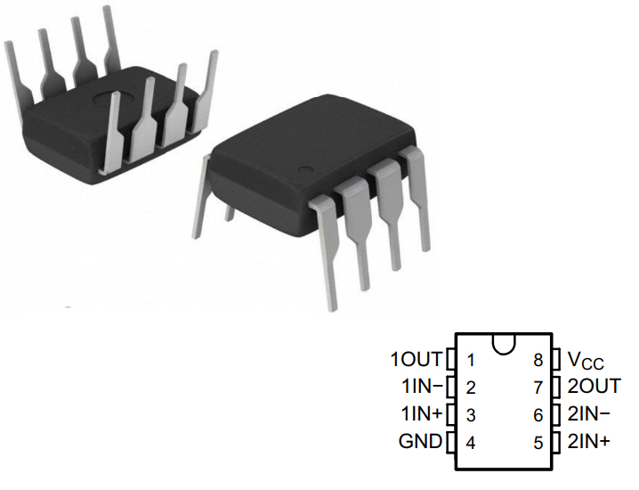 LM393P Dual Comparator: 36V, Pinout, Datasheet